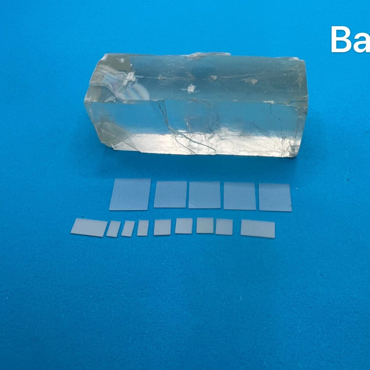 10 mm x 10 mm x 0.5 mm BaF2 Single Crystal Substrates, Orientation ...