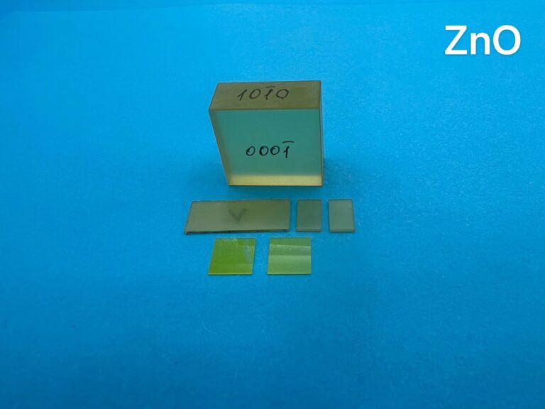 10 mm x 10 mm x 0.5 mm ZnO Single Crystal Substrates, Orientation: (100 ...
